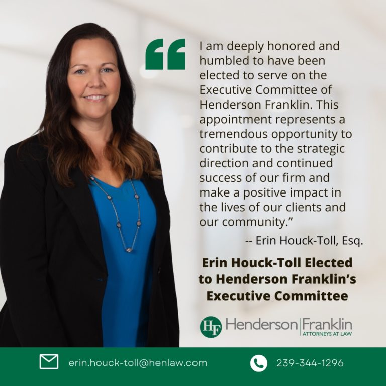 Erin Houck-Toll elected to Henderson Franklin’s Executive Committee ...